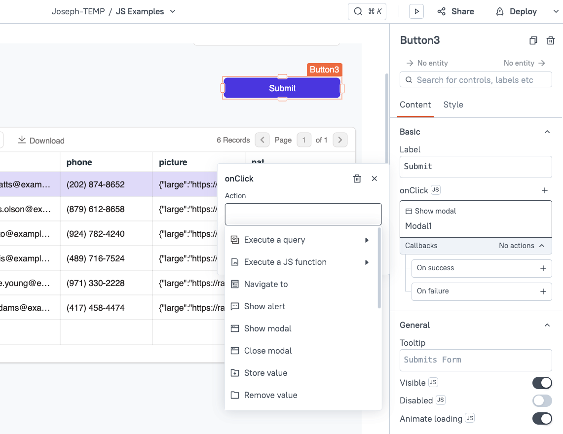 Intro to Javascript in Appsmith | Appsmith Community Portal